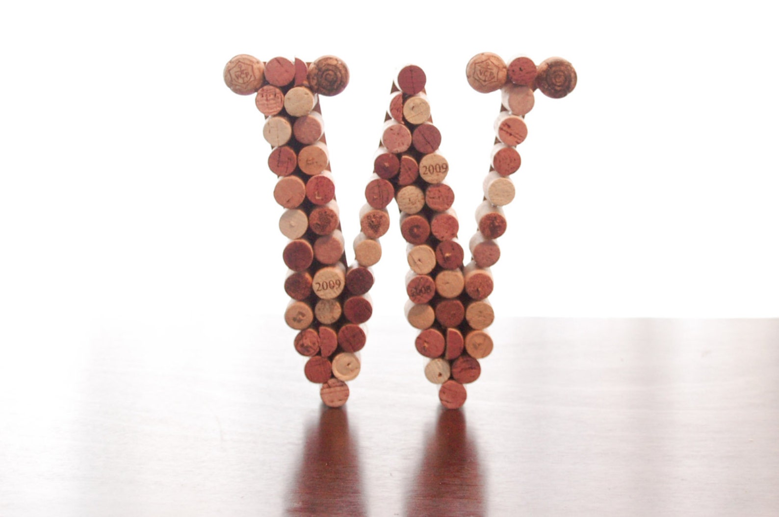 Wine Cork Letter, Wine Cork Monogram, Upcycled Wine Cork Letter - Etsy