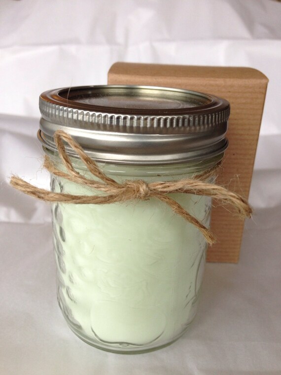 Items similar to Hand poured 100 % soy candles, homemade with love ...