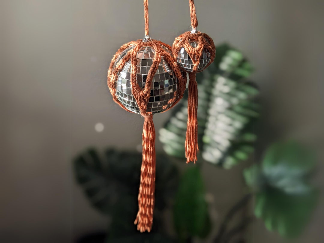 Hanging Mirror Ball Hanging Disco Ball Boho Decor Maximalist Vibes ...