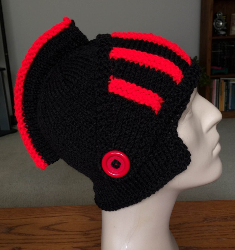 Knitted Knight Hat Knitted Knight Helmet Acrylic Helmet - Etsy Denmark