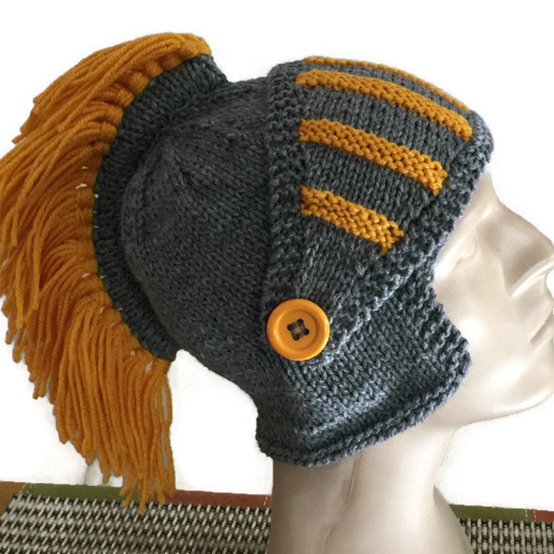 Knit Knight Winter Hat - Etsy