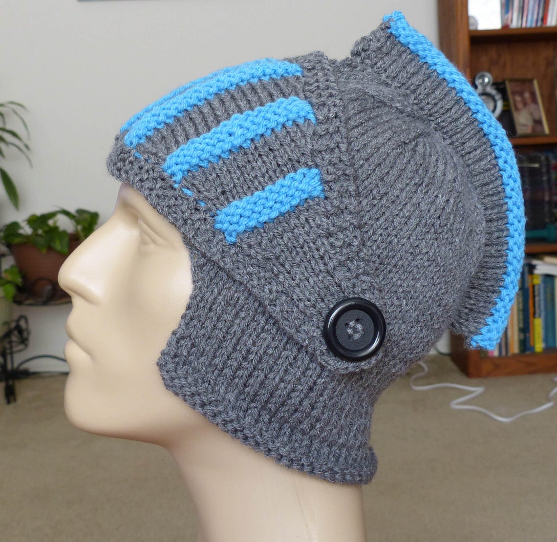 Knitted Knight Hat Knitted Knight Helmet Acrylic Helmet - Etsy