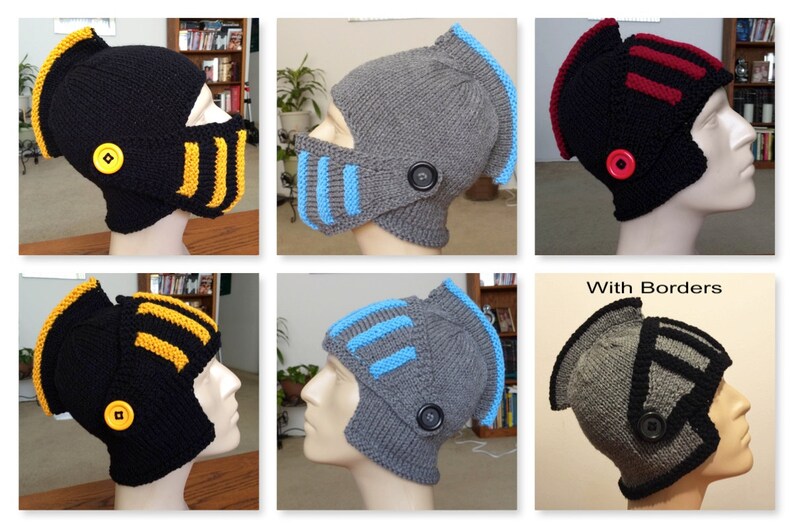Knitted Knight Hat Knitted Knight Helmet Acrylic Helmet - Etsy Denmark