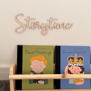 Storytime Sign - Reading Corner Sign - Wooden Sign for Nursery ...