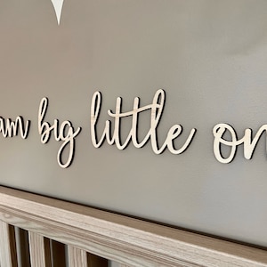 Dream Big Little One Sign - Nursery Decor - Sign for Nursery - Wall Art ...