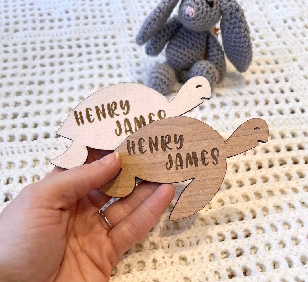 Turtle Baby Announcement Sign - Turtle Bedroom Theme - Mama and Papas ...