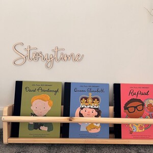 Storytime Sign - Reading Corner Sign - Wooden Sign for Nursery ...