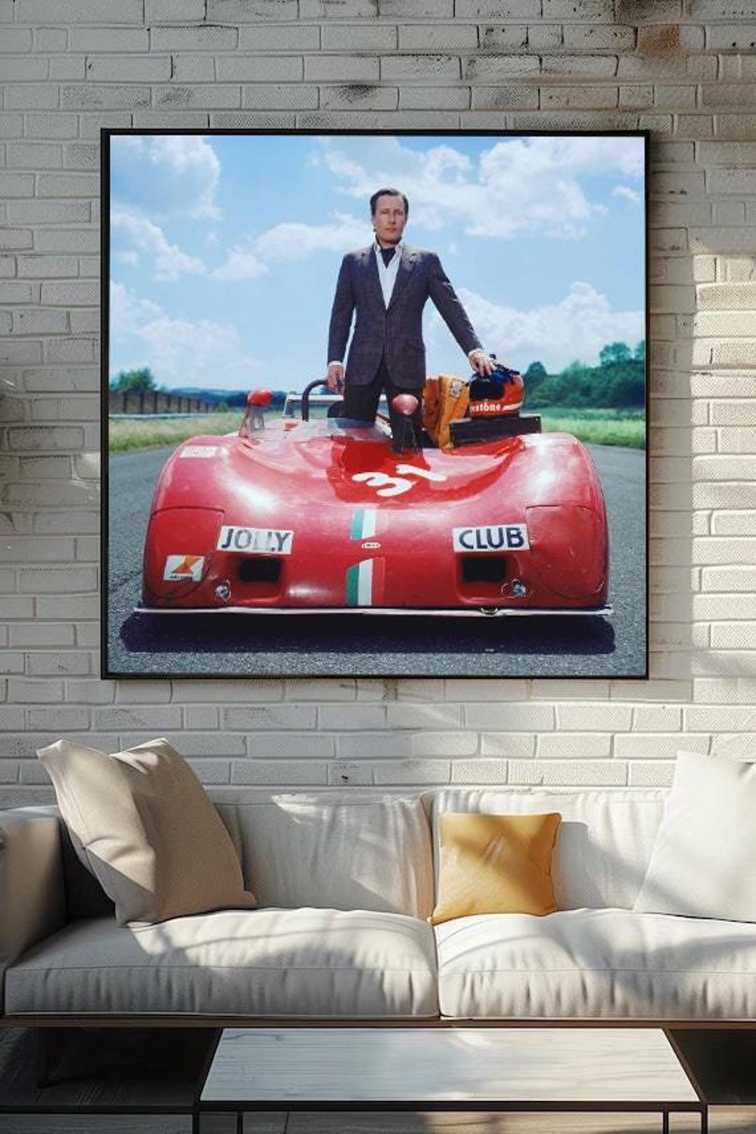 Gabriele D'annunzio Photo Jolly Club Racing 1982 Vintage Red Lola Race ...