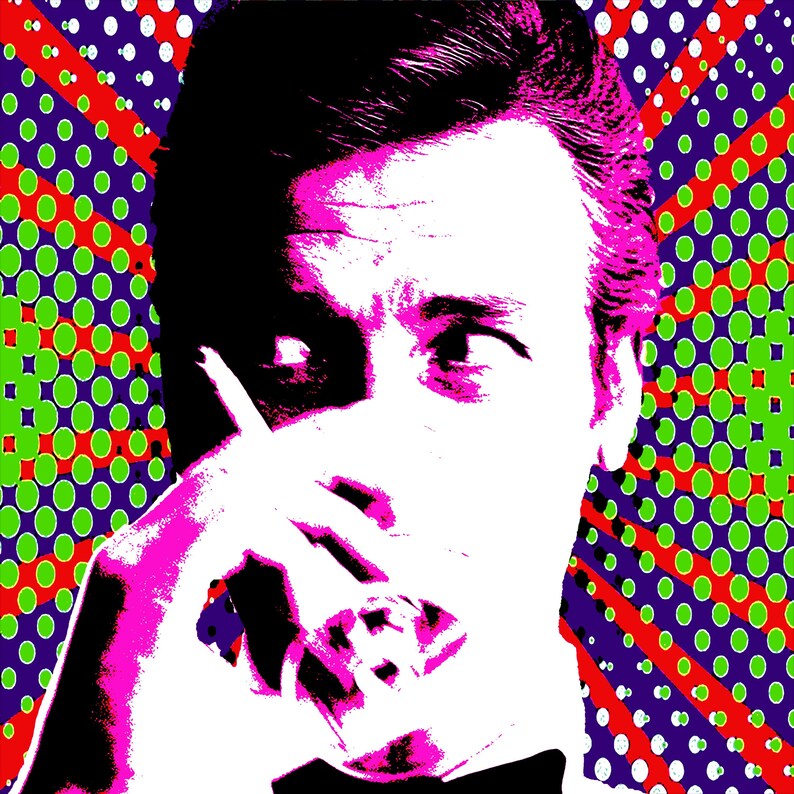 Roger Moore Posterized: All (4) Images Included | Instant Download PNG ...