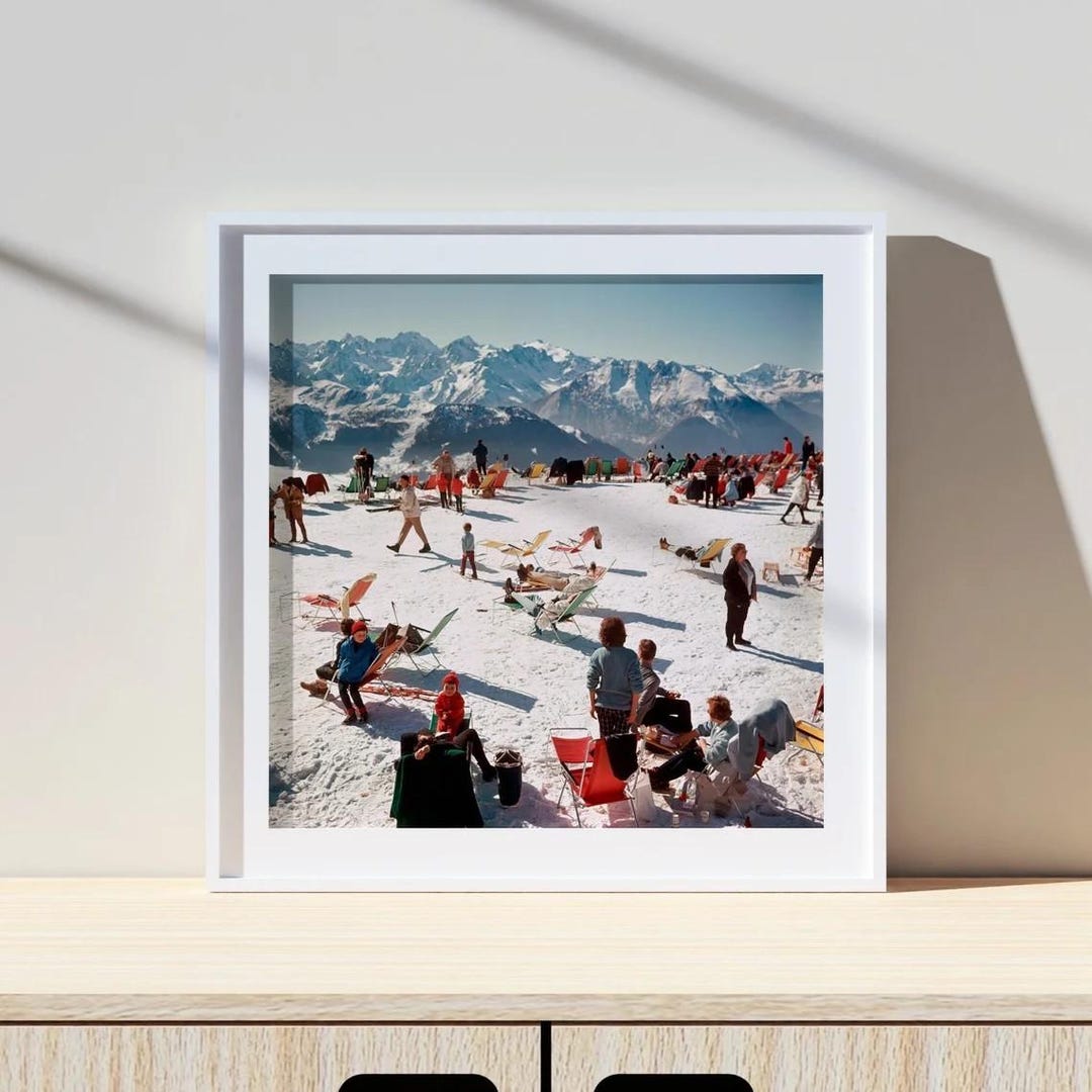 Slim Aarons Verbier Vacation Print Poster, Vintage Print, Photography ...