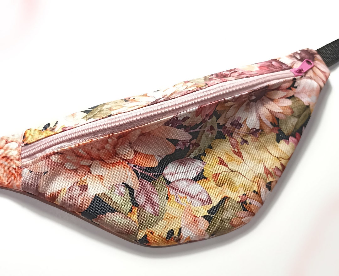 Fox Belt Bag, Hip Bag, Bumbag, Funny Pack, Waterproof, Handmade Flower ...