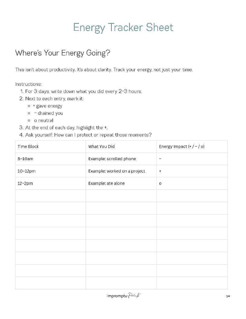 Burnout Recovery Kit Printable - Etsy