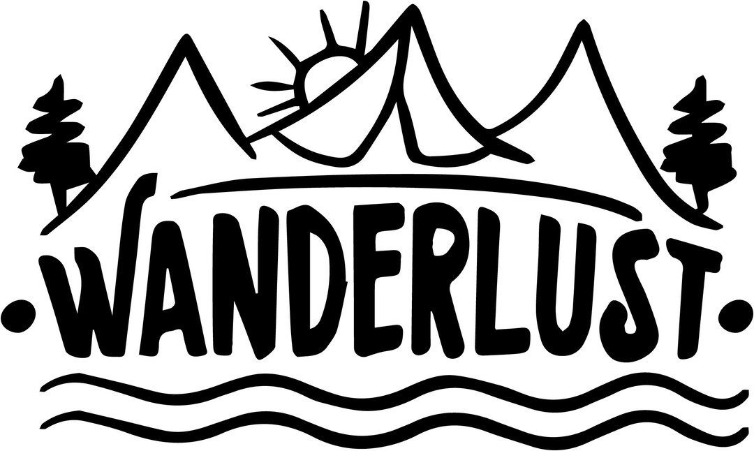 Wanderlust Vinyl Decal - Etsy