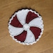 Peppermint Candy Mat Pattern, Wool Applique, Table Mat, Tree Skirt - Etsy
