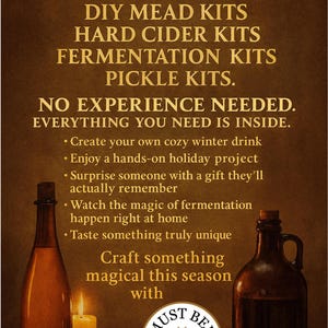 Mead Making Kit: 1-gallon Home Brew Kit to Make Your Own Honey Wine ...