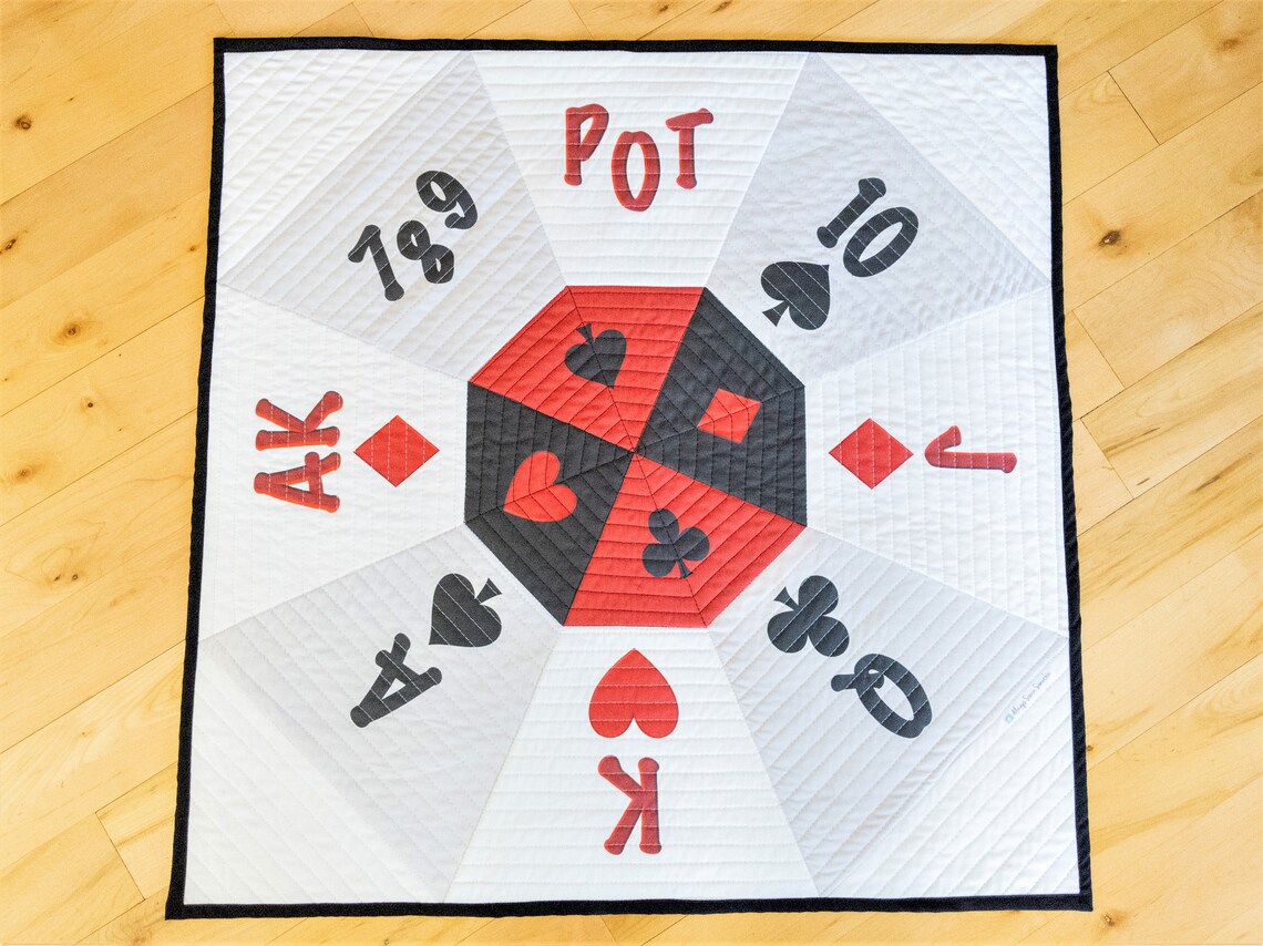 Rummoli Game Mat LARGE Size Quilted Fabric Board Game | Etsy