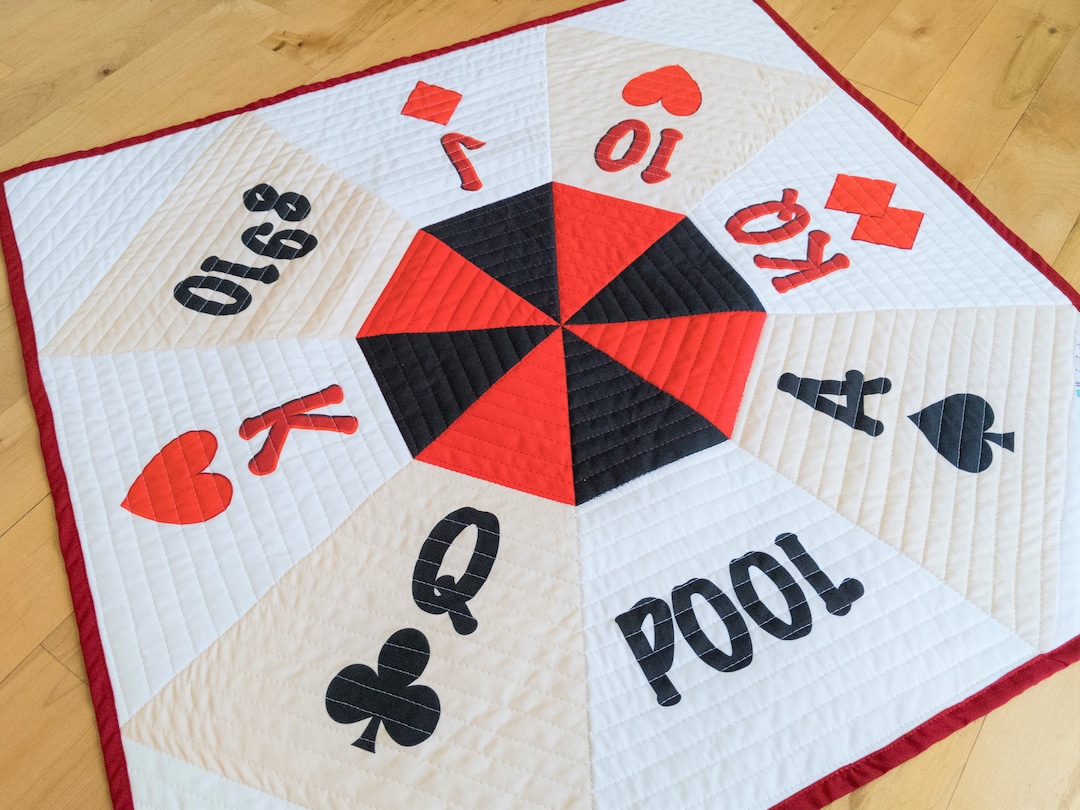 2025 PRE-ORDER: Michigan Rummy Game Mat LARGE Size Quilted Fabric Board ...