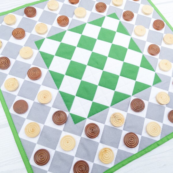 Checkers Game Game Table - Etsy