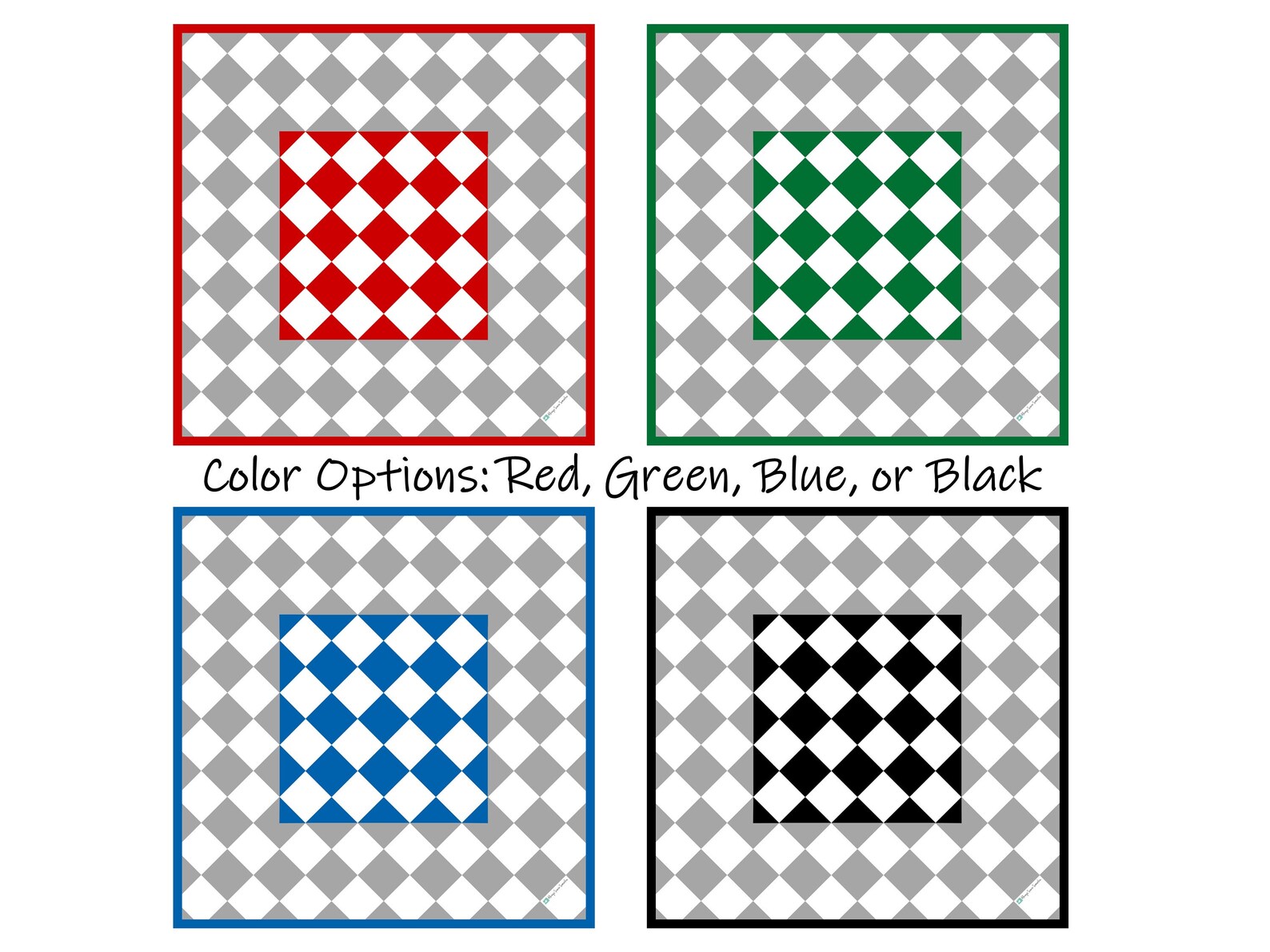 BLUE Kings Court Game Board Super Checkers Quilted Fabric | Etsy