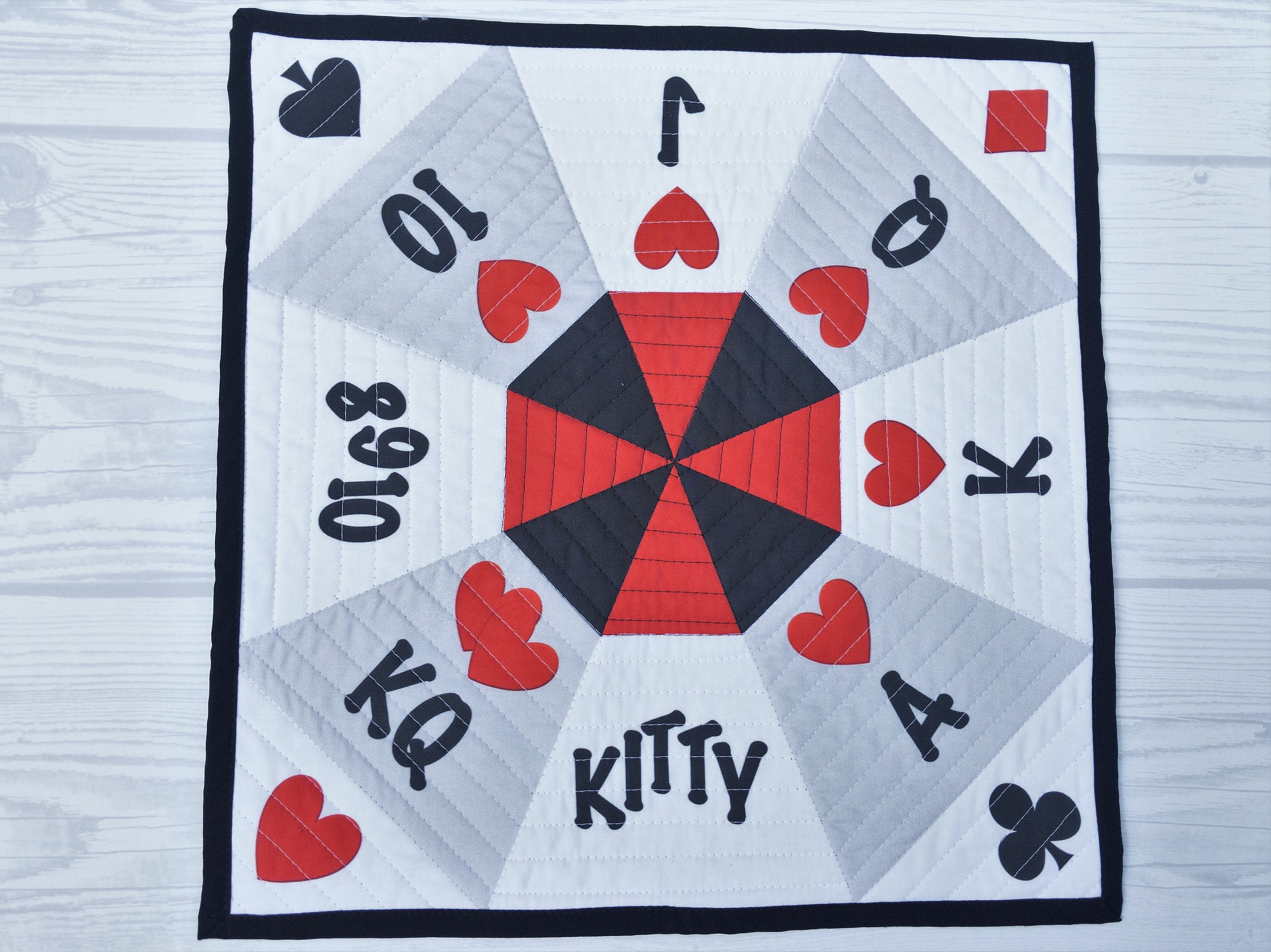 Travel Size Tripoley Game Mat Quilted Fabric Board Game - Etsy Australia