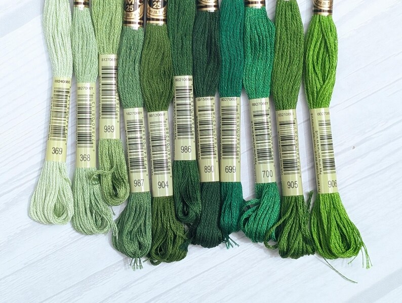 DMC Six Strand Embroidery Floss - Single Skein - Choose Your Color - Etsy