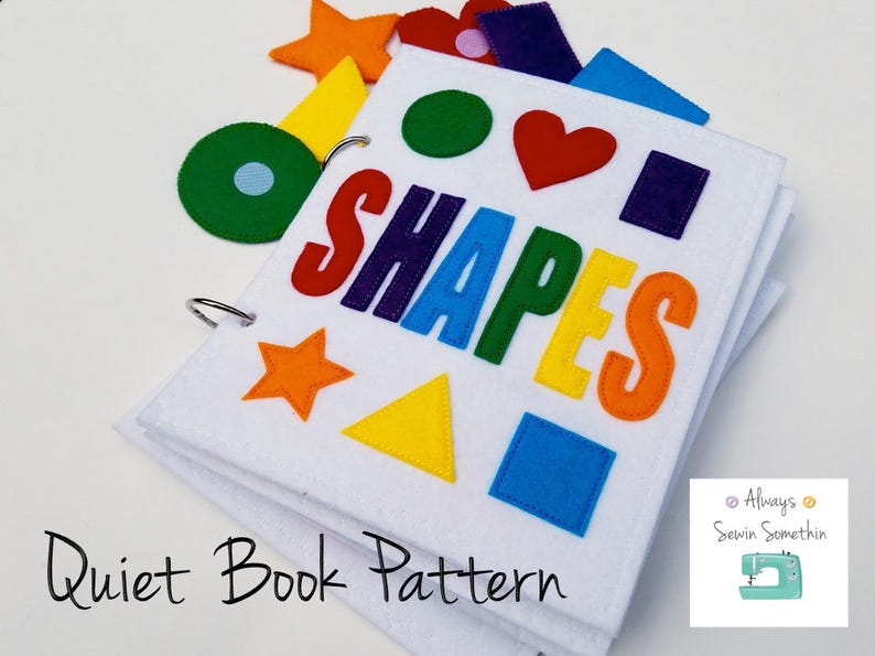 PDF PATTERN: SHAPES Quiet Book/felt Book/busy Book - Etsy