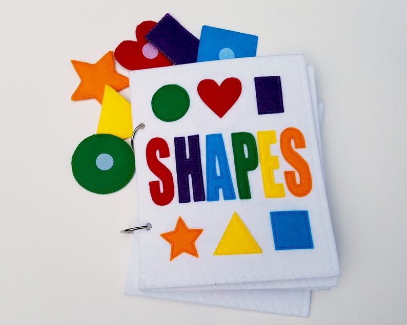 PDF PATTERN: SHAPES Quiet Book/felt Book/busy Book - Etsy