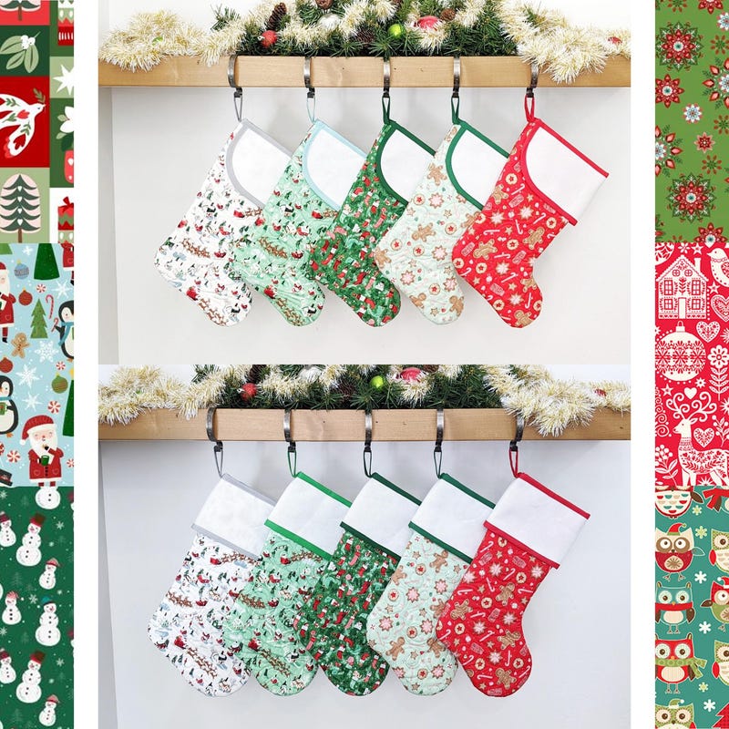 Stocking Top Cross Stitch - Etsy