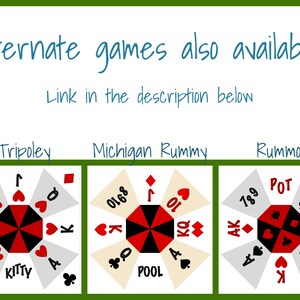 Michigan Rummy Game Mat | LARGE Size | Quilted | Fabric Board Game - Etsy