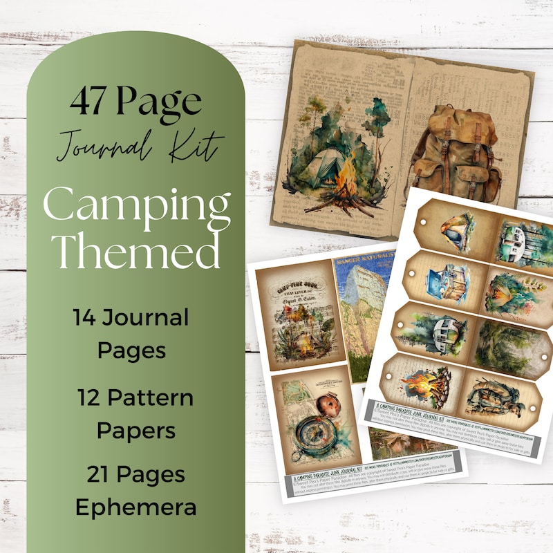 Camping Journal - Etsy