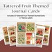 30 Piece Fruit Themed Journal Card and Label Kit, Tattered Journal ...