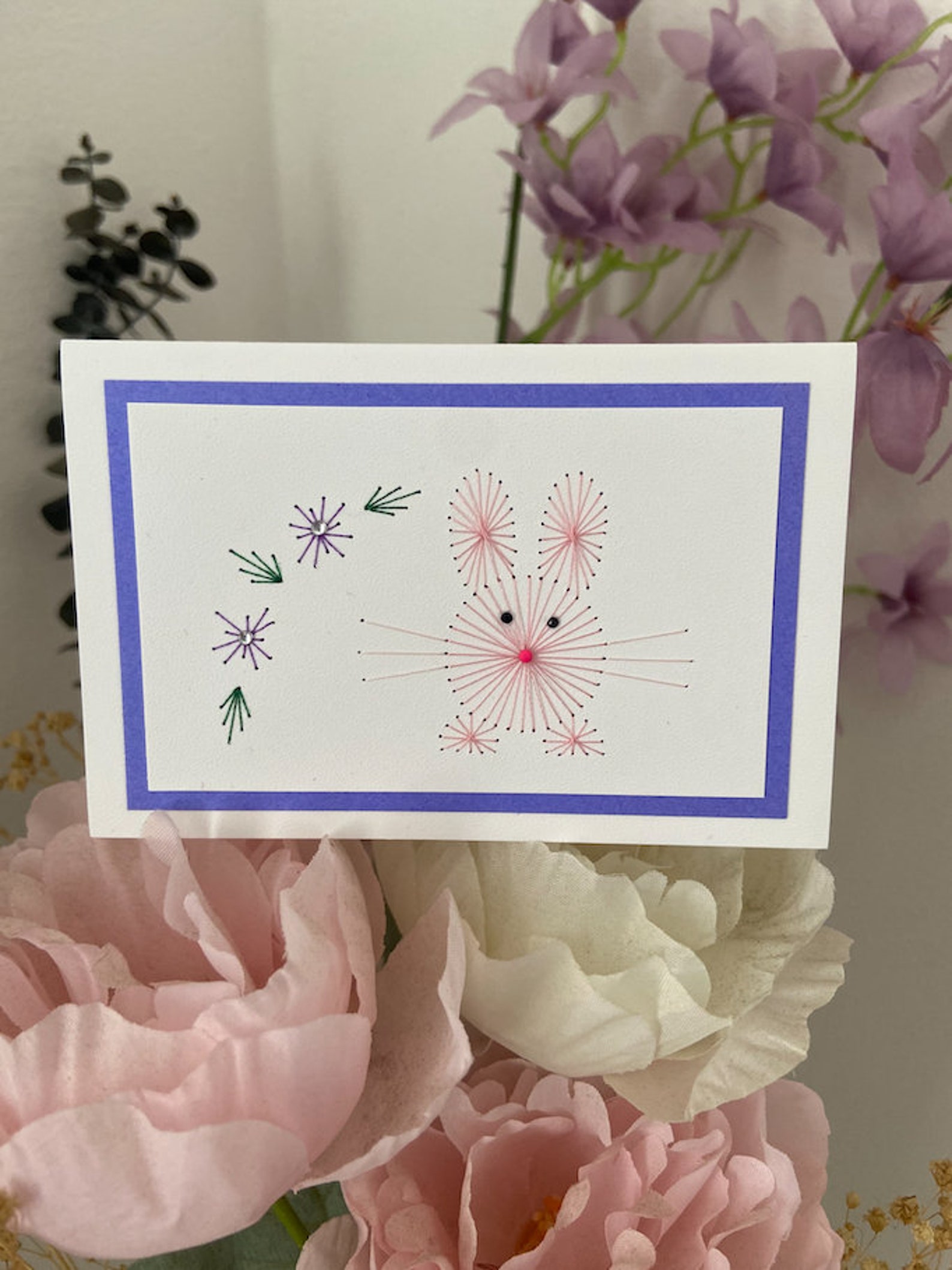 Pack of 6 Beautiful Embroidery Greeting Cards - Etsy