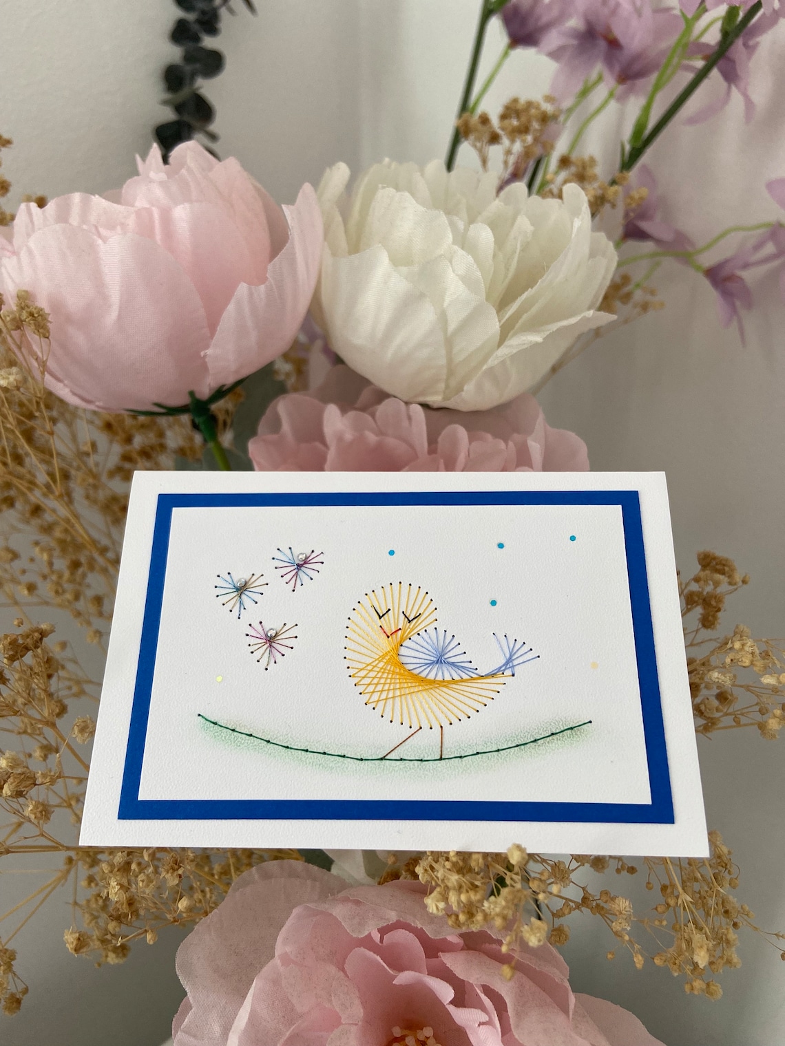 Pack of 6 Beautiful Embroidery Greeting Cards - Etsy
