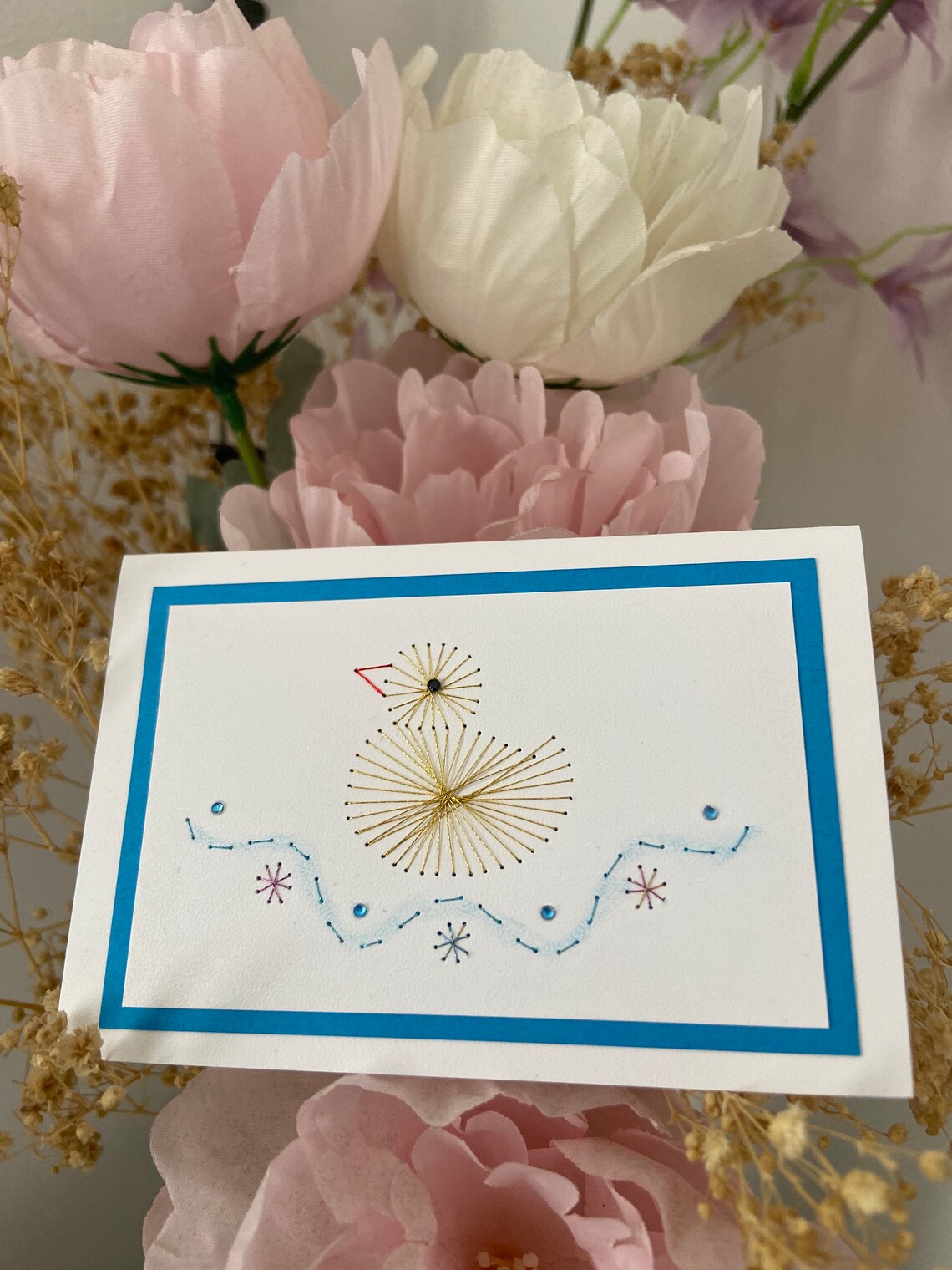 Pack of 6 Beautiful Embroidery Greeting Cards - Etsy