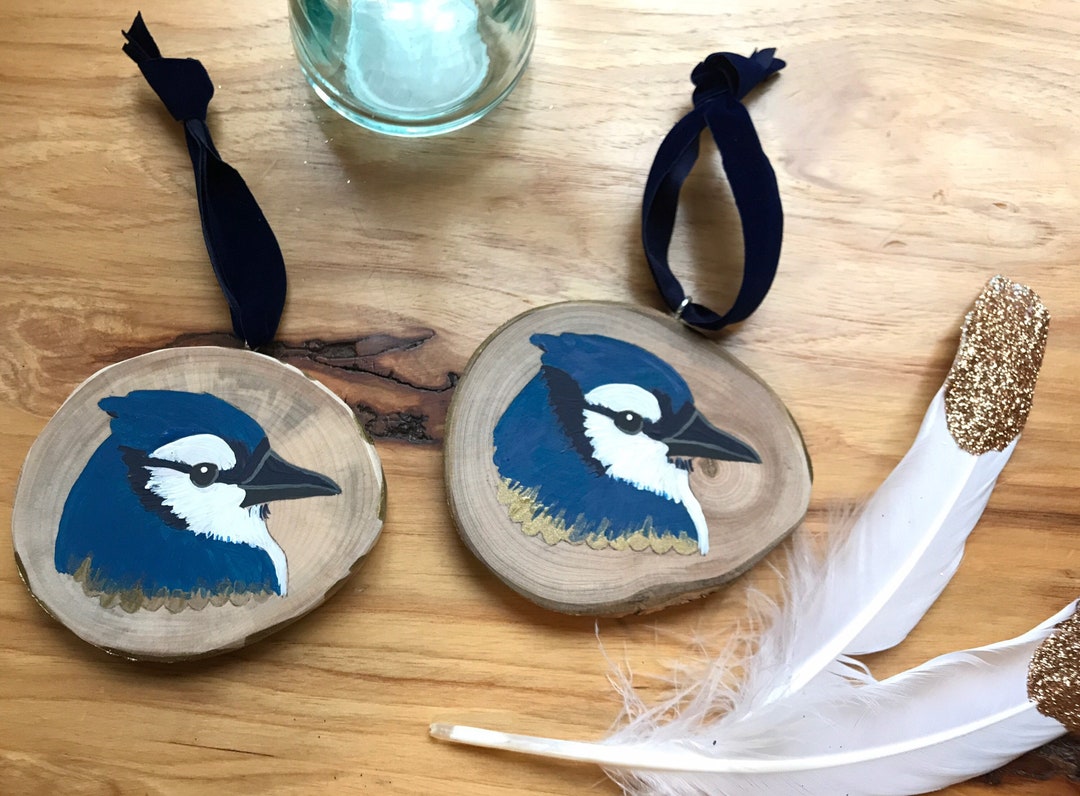 Blue Jay Ornament | Blue Jay Christmas Tree Ornament | Blue Jay Bird ...