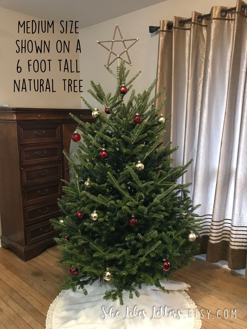 Christmas Tree Topper Star Handmade Rustic Wood Tree Star - Etsy