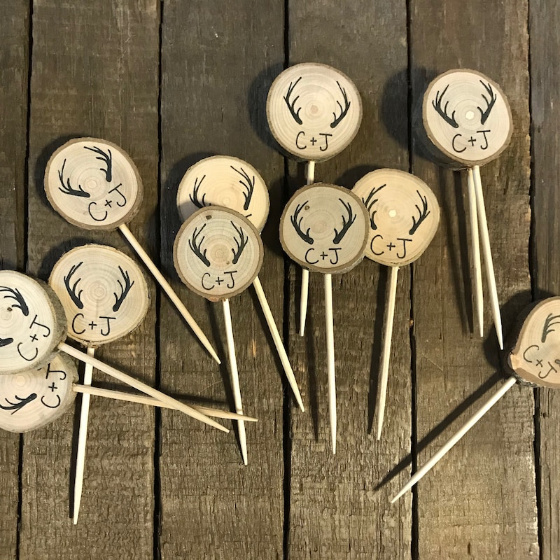 Deer Cupcake Toppers - Etsy