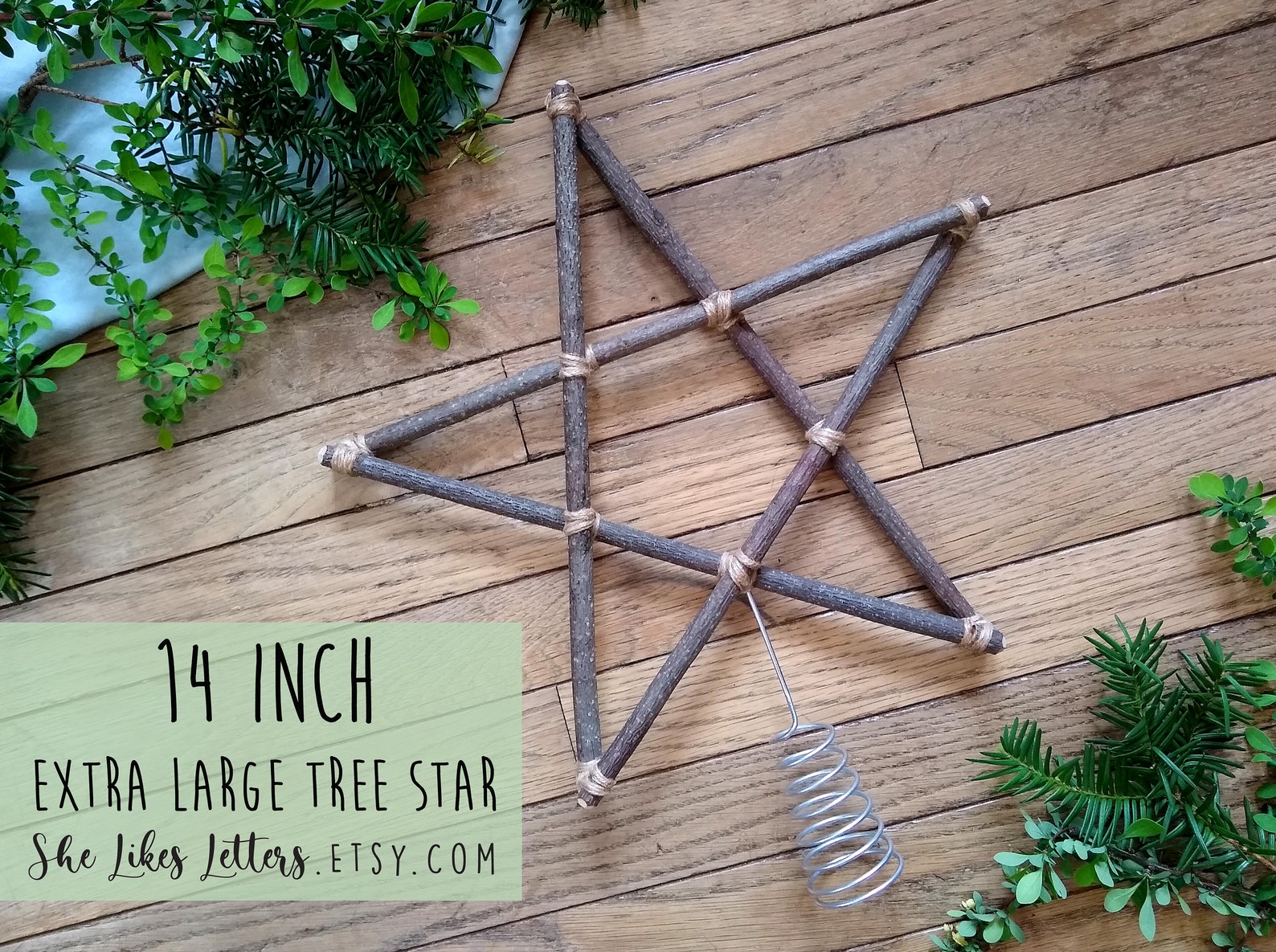 Christmas Tree Topper Star Handmade Rustic Wood Tree Star - Etsy