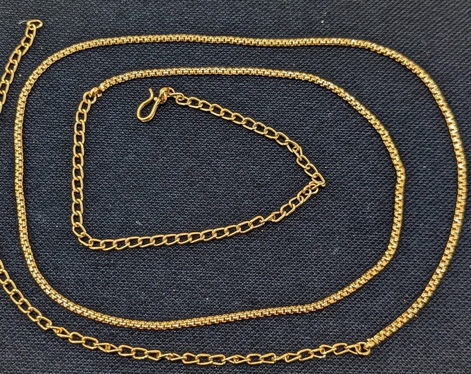 Hip Chain / Waist Belt / Indian Jewelry / Gold Plated Hip Belt / Simple ...