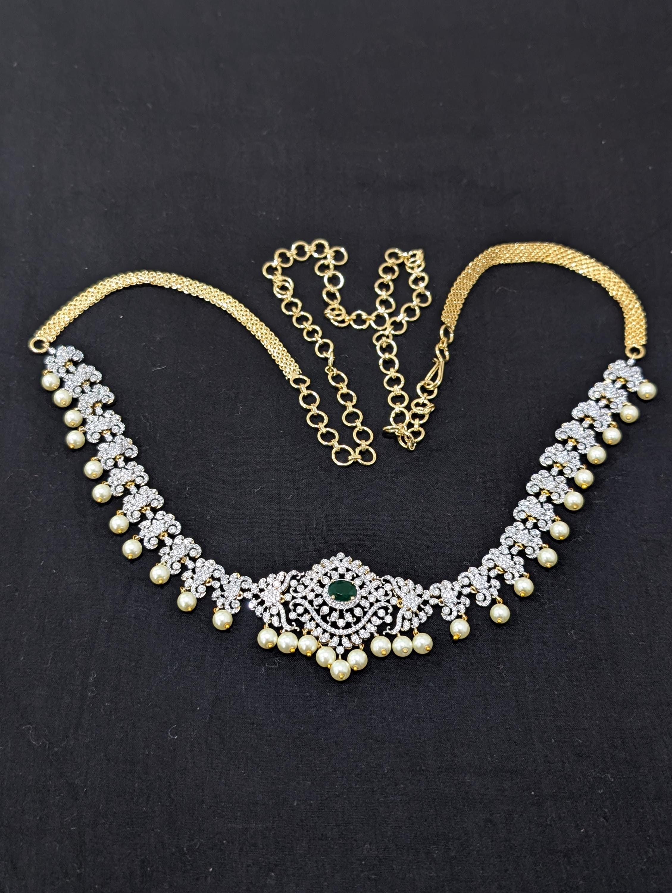 Vadanam / Bridal Grand Waist Belt / Belly Chain / Indian Jewelry / Ruby ...