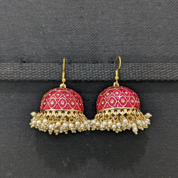 Large Jhumkas - Etsy
