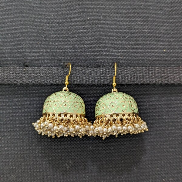 Large Jhumkas - Etsy