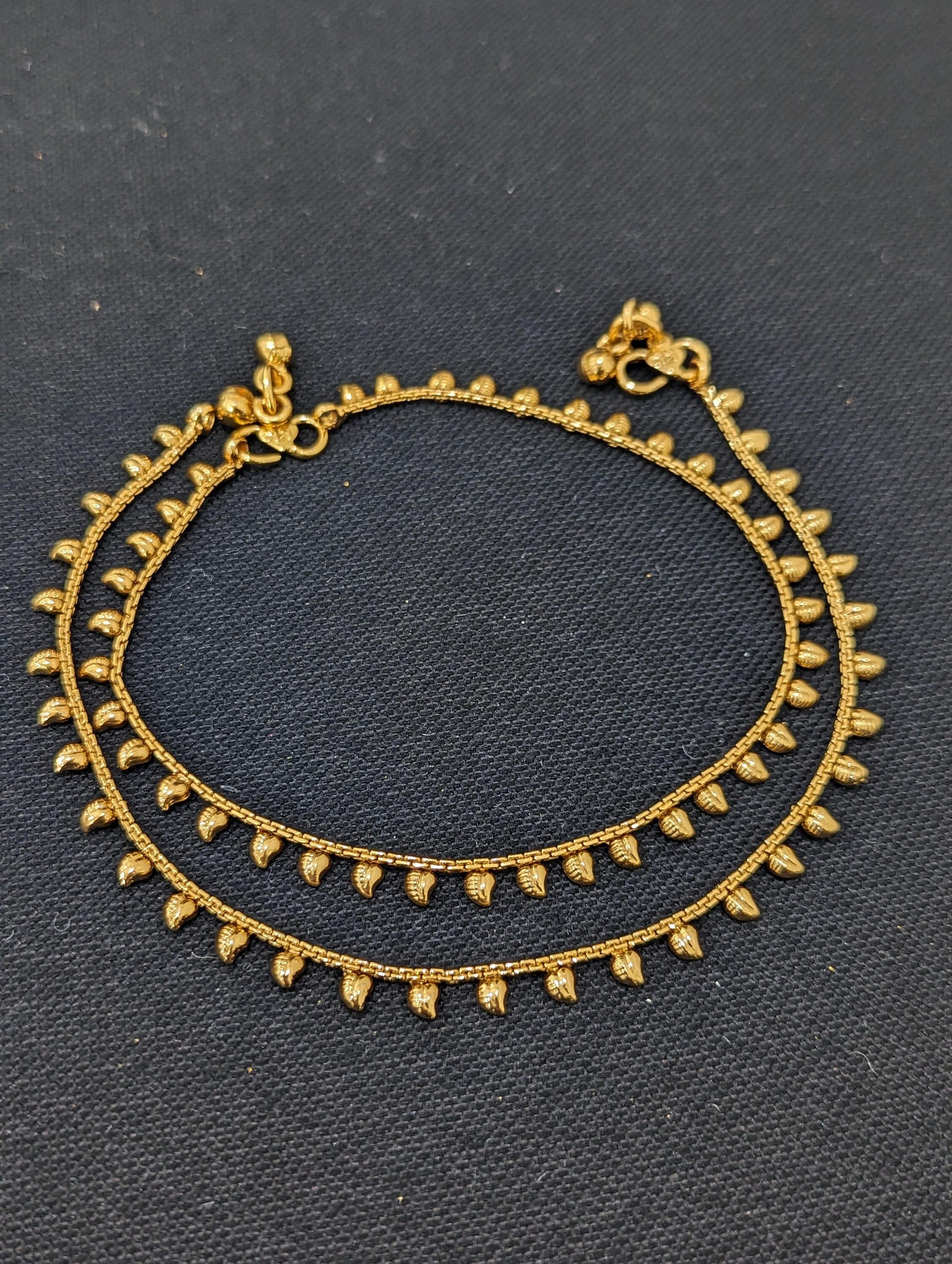 Traditional Gold Anklets Designs