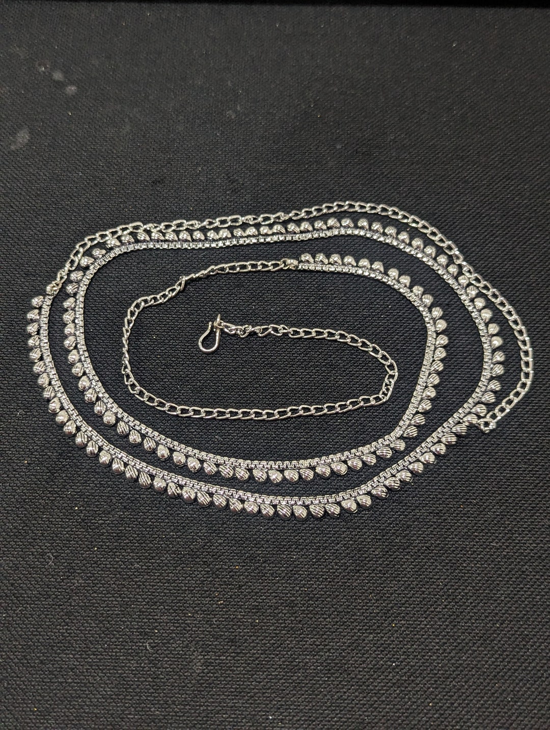 D1 - Oxidized Silver Hip Belt / Hip Chain / Waist Belt / Belly Chain ...