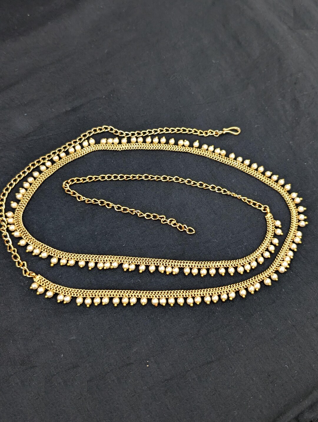 Simple Hip Chain / Waist Belt / Belly Chain / Indian Jewelry / Gold ...