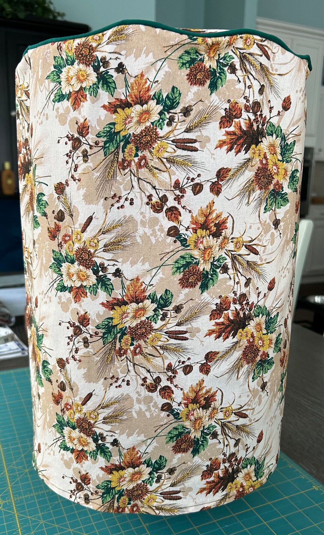 Fall Water Cooler Cover- Five Gallon Bottle - Beige - Green - Brown ...