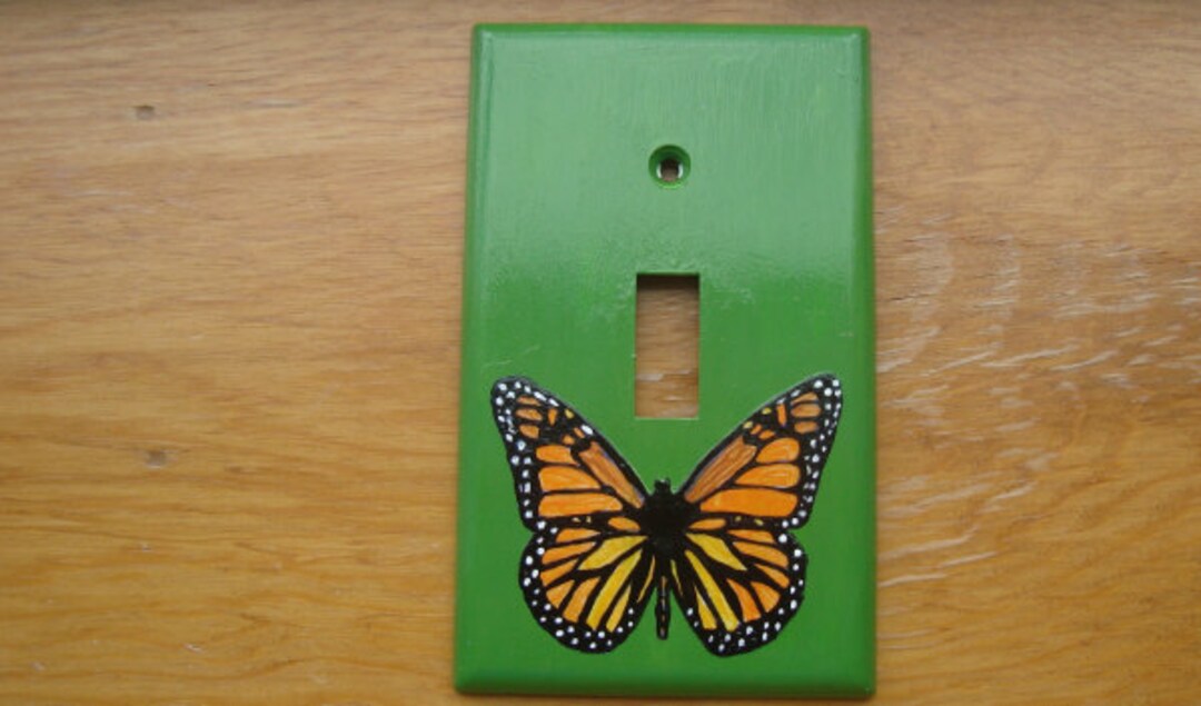 Monarch Butterfly Light Switch Cover - Etsy