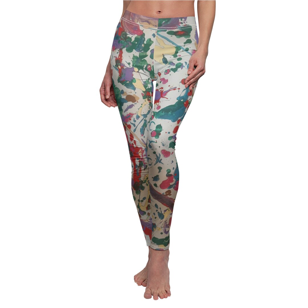 Jackson Pollack Inspired Art by MT Smith Women's Cut & Sew Casual ...