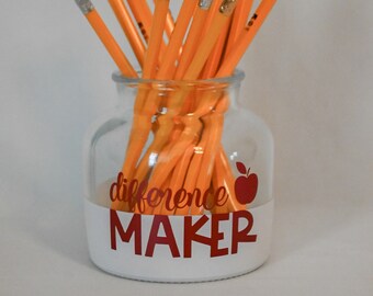 Classroom Pencil Holder, Classroom Procedures, Teacher Gift, Pencil Jar ...