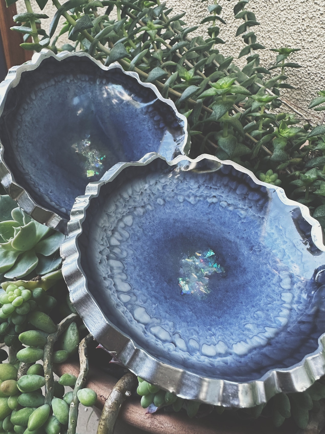 Geode Style Trinket Dish - Etsy